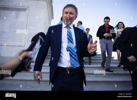 Rep Thomas Massie R Ky Speaks With Reporters Outside The Us Capitol March 11 2025