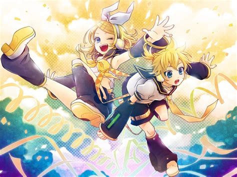 Newbrightbase Kagamine Rin Len Fabric Cloth Rolled Wall