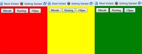 Mengubah Warna Background Dengan Javascript
