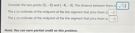 Consider The Two Points 2 3 And 6 3 The Chegg Com