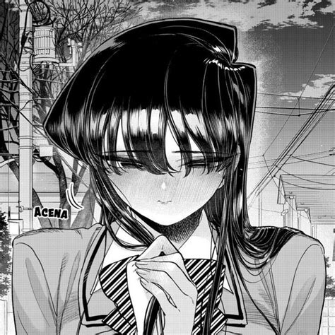 Pin By เซเลสเทีย On การบันทึกอย่างรวดเร็ว Komi San Anime Monochrome