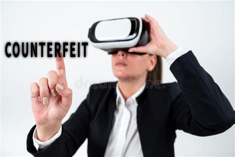 Handwriting Text Counterfeit Internet Concept Made In Imitation Of Something Else With Intent