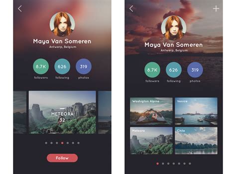 旅游app 个人用户界面ui Ui世界