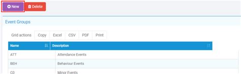 How To Create A New Event Group Bromcom