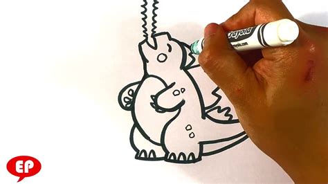 How To Draw Godzilla Cute Atomic Breath Easy Pictures To Draw Simple Pictures Easy Drawings