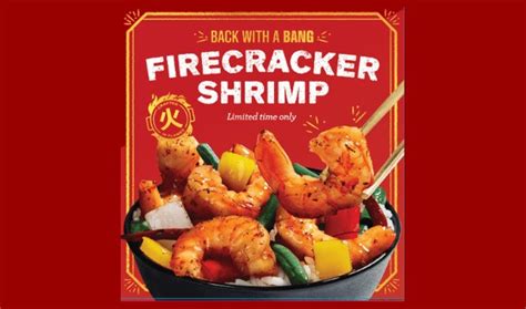 Panda Express Get Free Firecracker Shrimp This Week With Purchase