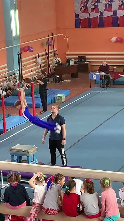 Спортивная гимнастика кольца второй юношеский разряд Youtube