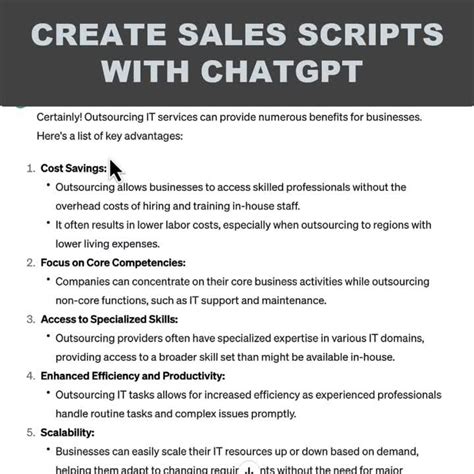 Chatgpt How To Create Sales Scripts And Copy Sales Scripter Posted