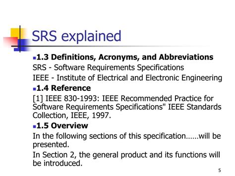 PPT Requirements Engineering SRS PowerPoint Presentation Free Download ID