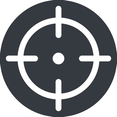 crosshairs icon by friconix fi cnsuxl crosshairs normal solid circle center target crosshairs