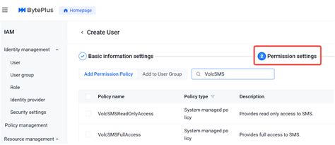 Permission Management Byteplus Messaging Byteplus