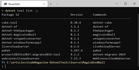 Using Net Core Tools To Create Reusable And Shareable Tools And Apps Rick Strahls Web Log