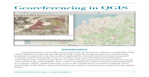 Pdf Georeferencing In Qgis Stepping Into The Map Dokumen Tips