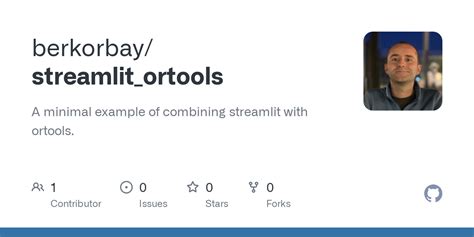GitHub Berkorbay Streamlit Ortools A Minimal Example Of Combining