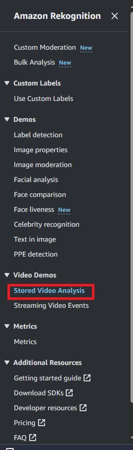 Unable To Access Rekognition Console Aws Repost