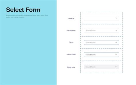 Premium Vector Select Form