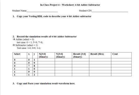Solved Figure 3 Build 4 Bit Adder Subtractor Using 1 Bit Fa