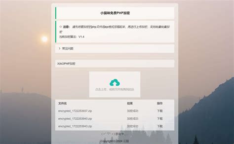 Php在线加密系统源码
