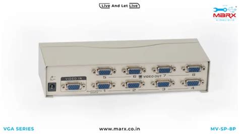 8 Port Vga Splitter At 8115 Piece Chintadripet Chennai ID 2853167051030