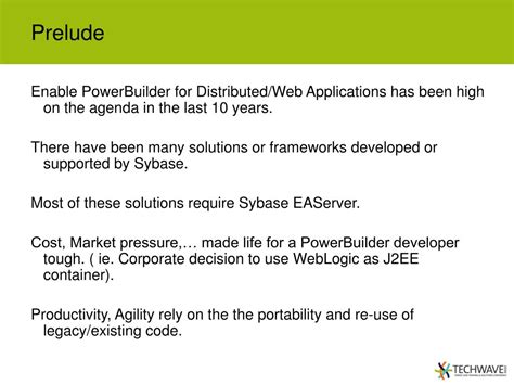 Ppt Using The Powerbuilder Application Server Plugin Powerpoint