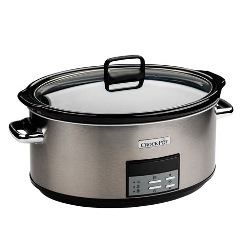 Slow Cooker Crock Pot Csc063x 01 75 L Digital Vas Ceramica Capac