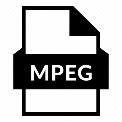 Document Extension File Format Mpeg Mpeg File Mpg Icon