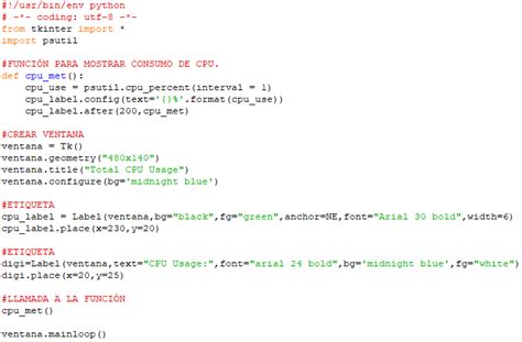 Monitorizando Uso De La Cpu En Tiempo Real Con Tkinter Y Psutil El Programador Chapuzas