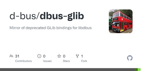 Github D Busdbus Glib Mirror Of Deprecated Glib Bindings For Libdbus