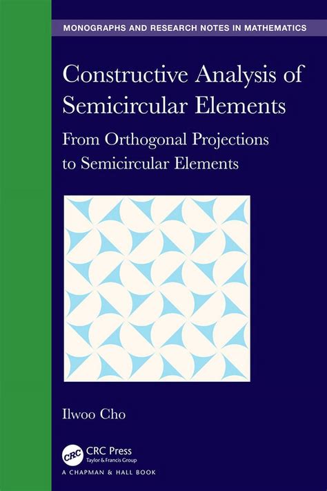 chapman and hall crc monographs and resear constructive analysis of