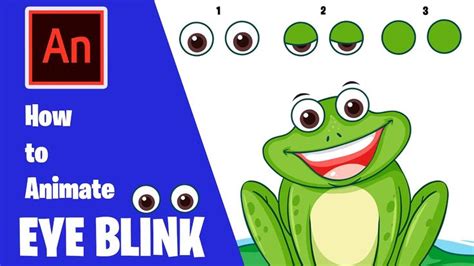 Eye Blink Animation In Adobe Animate Cc Cartoon Character Eye Blink Animation Tutorial