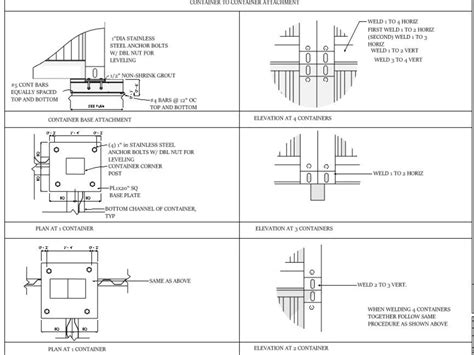 Shipping Container Architectural Structural Drawings Upwork