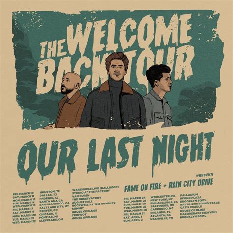 Our Last Night Unlock Time Travel For The Welcome Back Tour