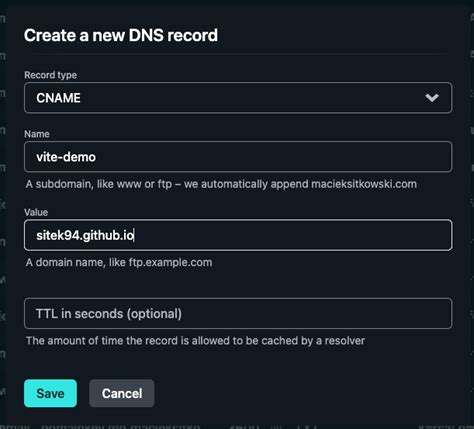 Github Sitek94vite Deploy Demo Custom Domain