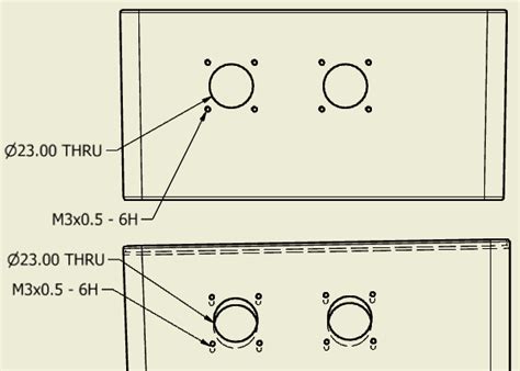 Solved Holes On Angled Surface Autodesk Community