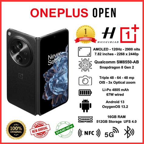 Oneplus Open Black Gb Mobile Phones Gadgets Mobile Phones Android Phones Oneplus On