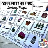 Community Helper Sorting Pages Activity By Teaching Autism Tpt