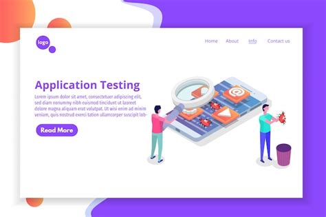 Premium Vector Mobile Application Development Testing And Prototyping Process Isometric App