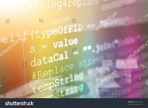 Programming Code Abstract Technology Background Software Foto De Stock