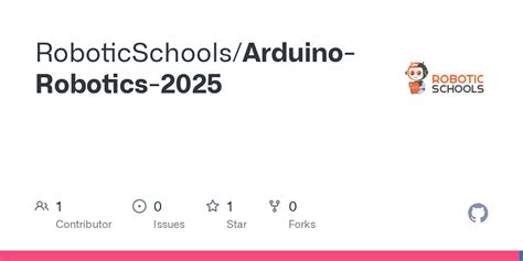 Activity · Roboticschools Arduino Robotics 2025 · Github