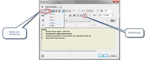 The Location Of The New Bullet Numbering And Strikethrough Icons