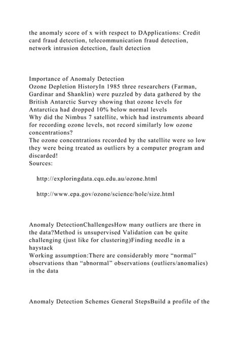 Data Mining Anomaly Detectionlecture Notes For Chaptdocx