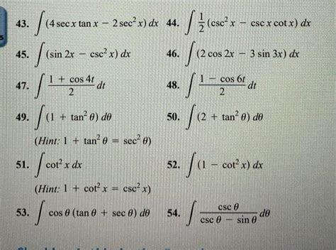 Solved Finding Indefinite Integrals In Exercises 17 54 Find Chegg Com