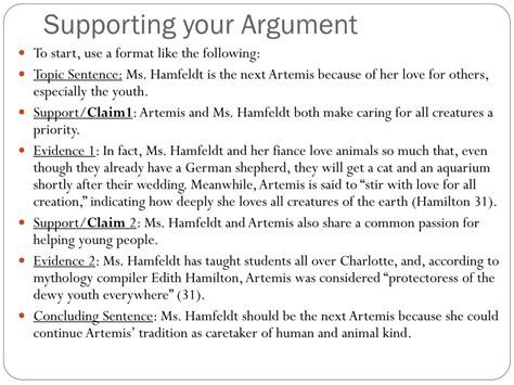 Ppt Supporting Your Argument Powerpoint Presentation Free Download