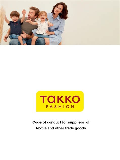 Takko Fashion Code Of Conduct For Suppliers Of Textile And Other Trade