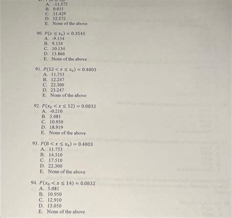 Solved Let X Be A Normally Distributed Random Variable With