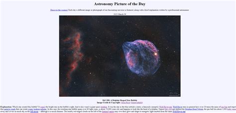 Apod Sh2 308 A Dolphin Shaped Star Bubble Astrocat