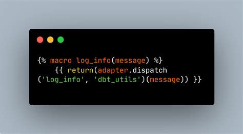 Creating Custom Macros In Dbt For Efficient Yaml Generation