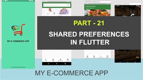 How To Use Shared Preferences In Flutter Flutter Ecommerce App With Firebase YouTube