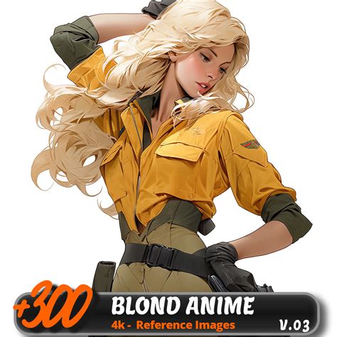 Artstation Blond Anime Vol 03 4k Reference Image