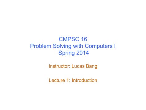 Program Ucsb Computer Science